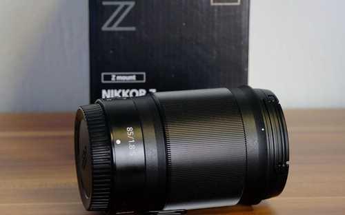 Nikon 85 1.8 S Nikkor Z, как новый
