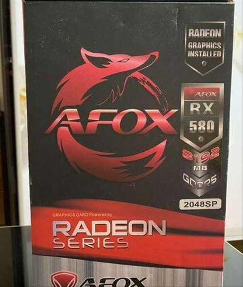 Видеокарта afox Radeon RX 580 8 гб