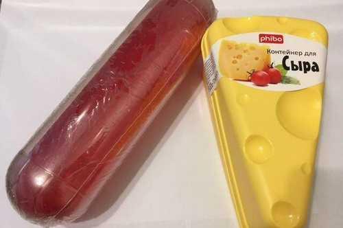 Контейнер для колбасы и сыра пластиковые