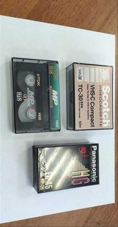 Видеокассеты VHS-C и Hi8