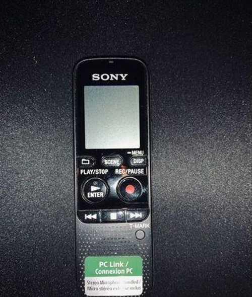 Диктофон sony ICD-333 с петличным микрофоном