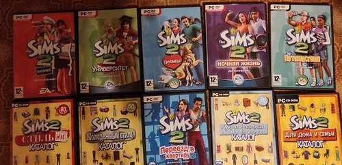 Лицензионные диски игры Sims 2
