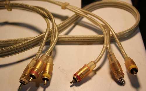 Высококачественные провода тюльпан аудио видео
