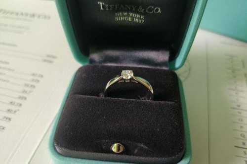 Платиновое кольцо Tiffany &Co Harmony 0.22 ct