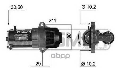 Стартер Messmer Ford Focus Ii, Mondeo Iv 2.0 22
