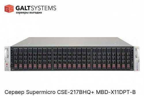 Сервер Supermicro CSE-217BHQ+ MBD-X11DPT-B 1x4108