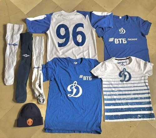 Футбол футболки Динамо, 96, гетры шапка Manchester