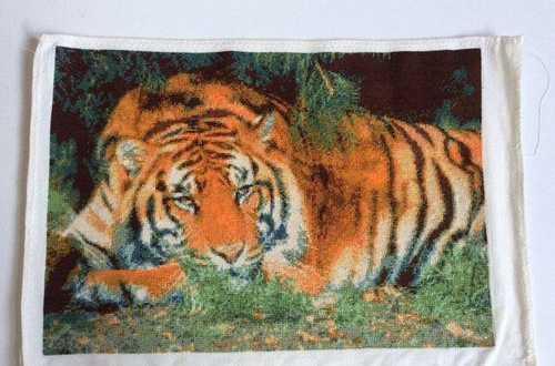 Тигр, вышитая картина, символ наступающего года