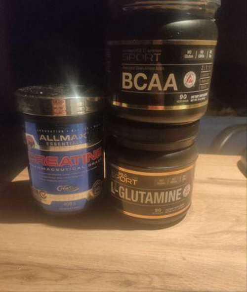 Bcaa, Глютамин California Gold Nutrition
