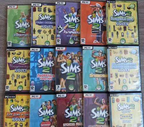 Диски Sims 2 лицензионные