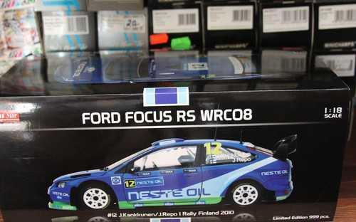 Ford Focus RS WRC08, #12 Sun Star 1/18