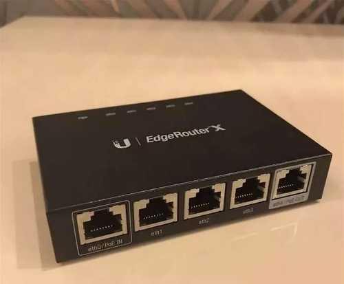 Маршрутизатор Ubiquiti EdgeRouter X