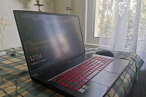 17.3" Ноутбук MSI GF75 9scsr-454XRU черный