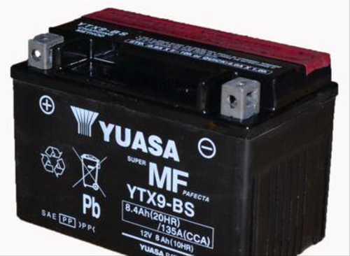 Аккумулятор Yuasa AGM п.п. (YTX9-BS) 6ст-9