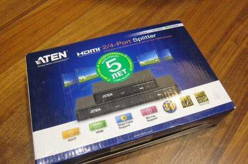 Aten hdmi 2/4-port Splitter VS184A