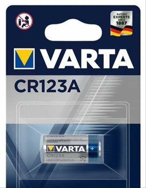 Литиевые батарейки CR123 3.0В Varta