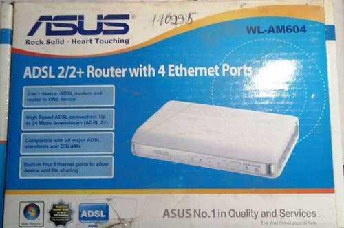 Adsl Маршрутизатор asus WL-AM604