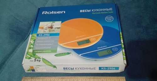 Весы кухонные Новые Rolsen KS-2906