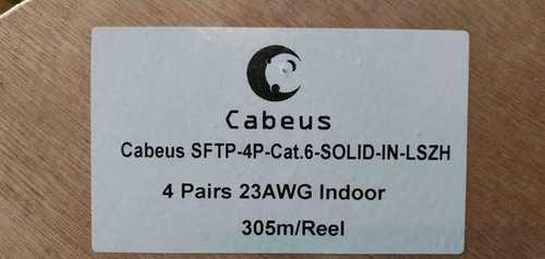 Кабель Cabeus sftp-4P-Cat.6-solid-lszh