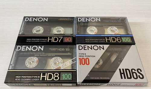 Аудиокассеты Denon набором