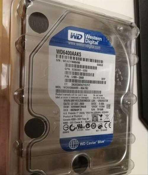 Жесткий диск Western Digital WD Blue 640 GB WD6400