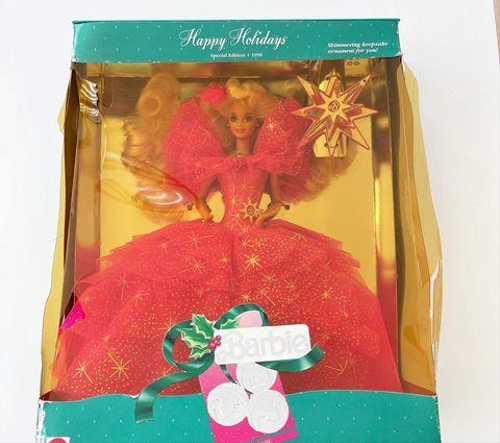 Happy Holidays Barbie 1990