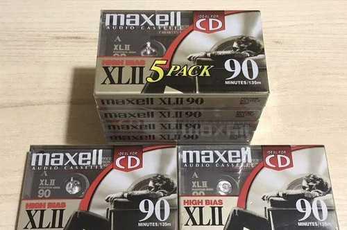 Аудиокассеты Maxell XLll 90 верхний хром
