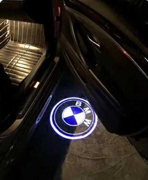 Подсветка дверей bmw