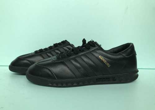 Кроссовки Adidas Hamburg leather Black 41р-р