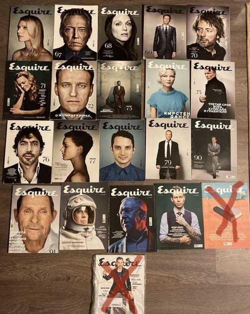 Журналы Esquire (66-79; 90-91;+3)