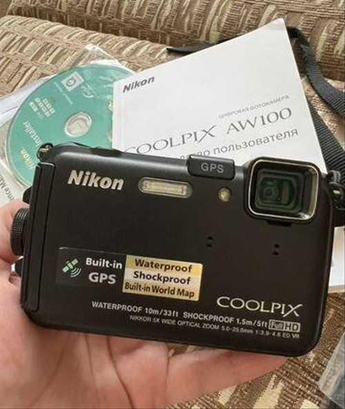 Фотокамера nikon coolpix aw100