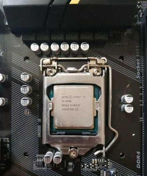 Core i5 6500 + gigabyte GA-Z270P-D3