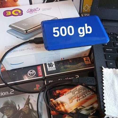 Внешний жёсткий диск 500gb 3Q HDD новый