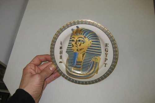 Настенная тарелка фарфор Египет