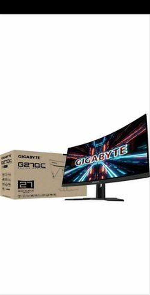 2к 27" Монитор Gigabyte G27QC A-EK, черный