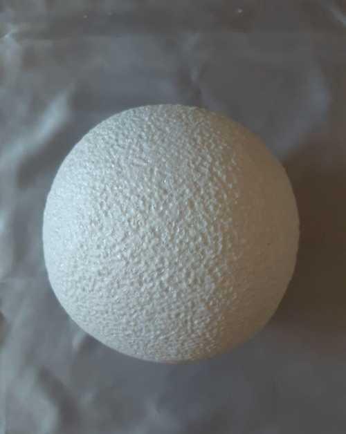 Шар пенопластовый для декора