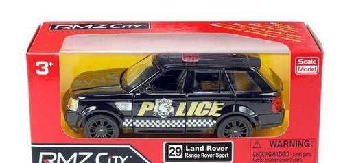 Машина металлическая RMZ City 1:36 Land Rover Range Rover Sport, полицейская машина, инерционная (554007P)