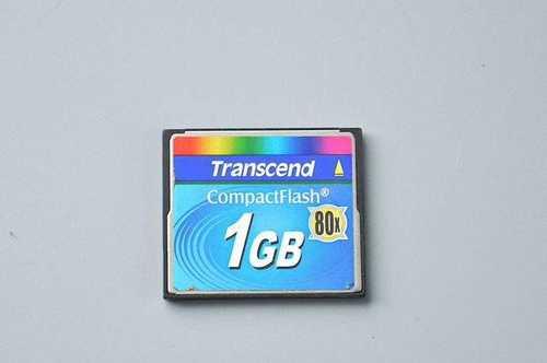 Карта памяти Transcend CF 1gb