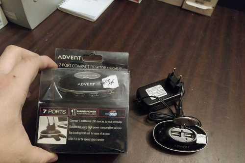 Advent USB HUB на 7 Портов Новый