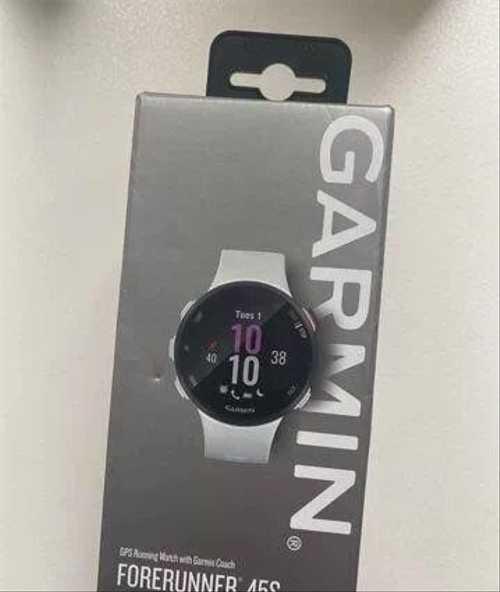 Часы Garmin forerunner 45s белые Новые