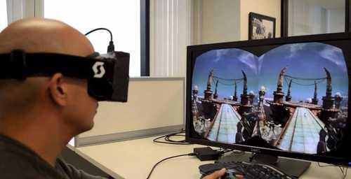 Шлем виртуальной реальности Oculus rift dk1