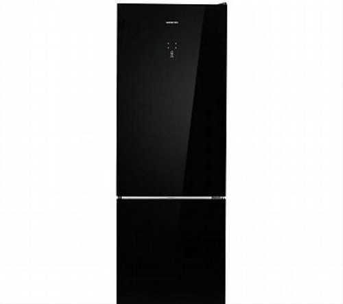 Холодильник hiberg RFC-375DX nfgb (черное стекло)