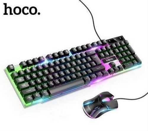 Набор игровой клавиатура- RGB+мышь "Hoco GM11"