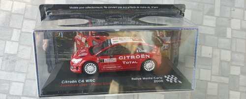 Модель 1:43 Citroen C4 WRC 2008г. Altaya