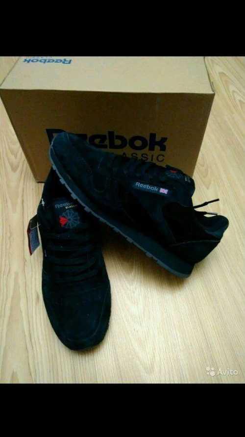 Кроссовки Reebok classic black мужские, 41 размер