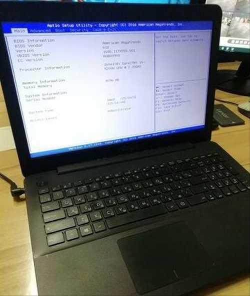 Ноутбук Asus X554L на запчасти