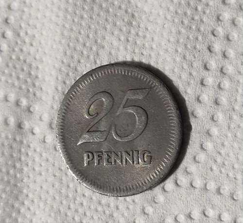 25 пфенниг 1919 Мангейм