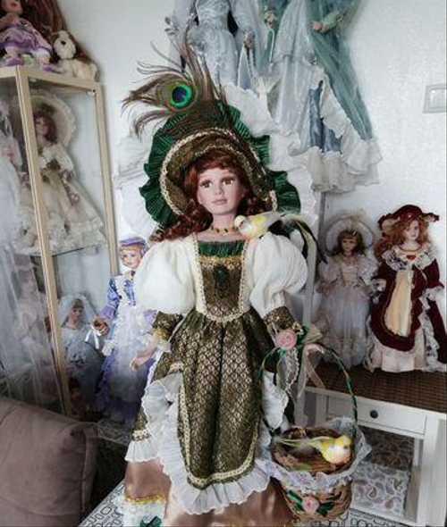 Кукла фарфоровая 74 см ооак