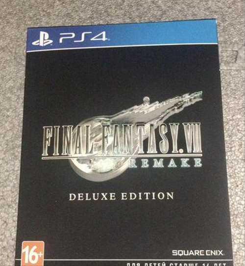 Final fantasy 7 remake deluxe edition стилбук