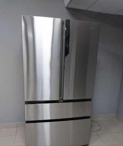 Холодильник распашной Haier HB25fssaaaru витринный